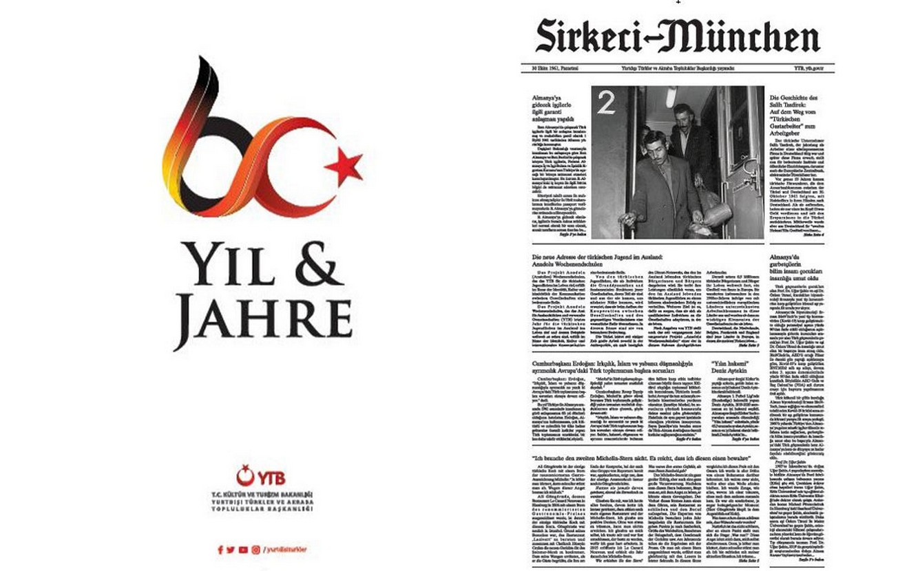 YTB’den Almanya’ya Göçün 60. Yılına Özel Çift Dilli Gazete